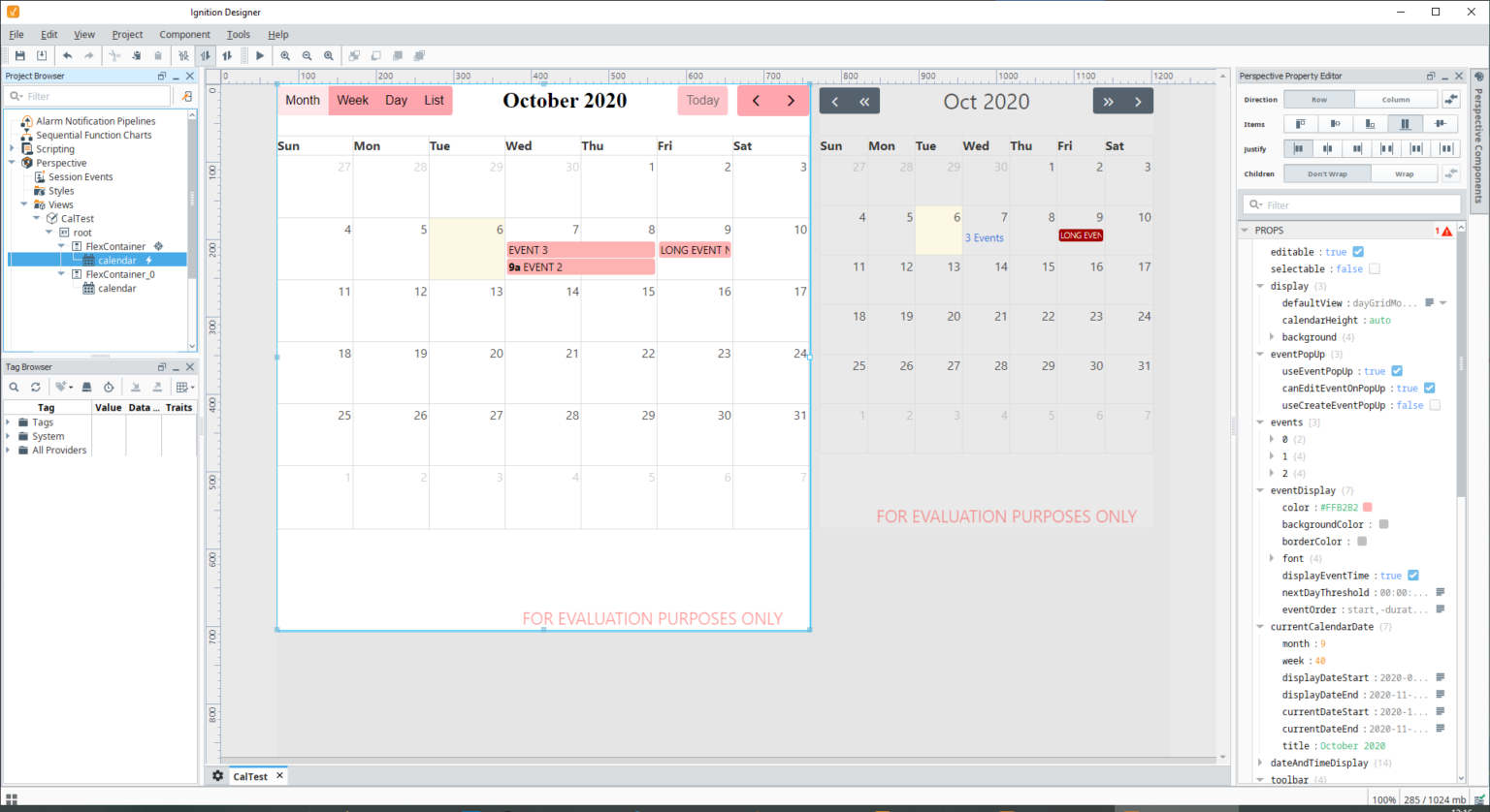 Calendar Component